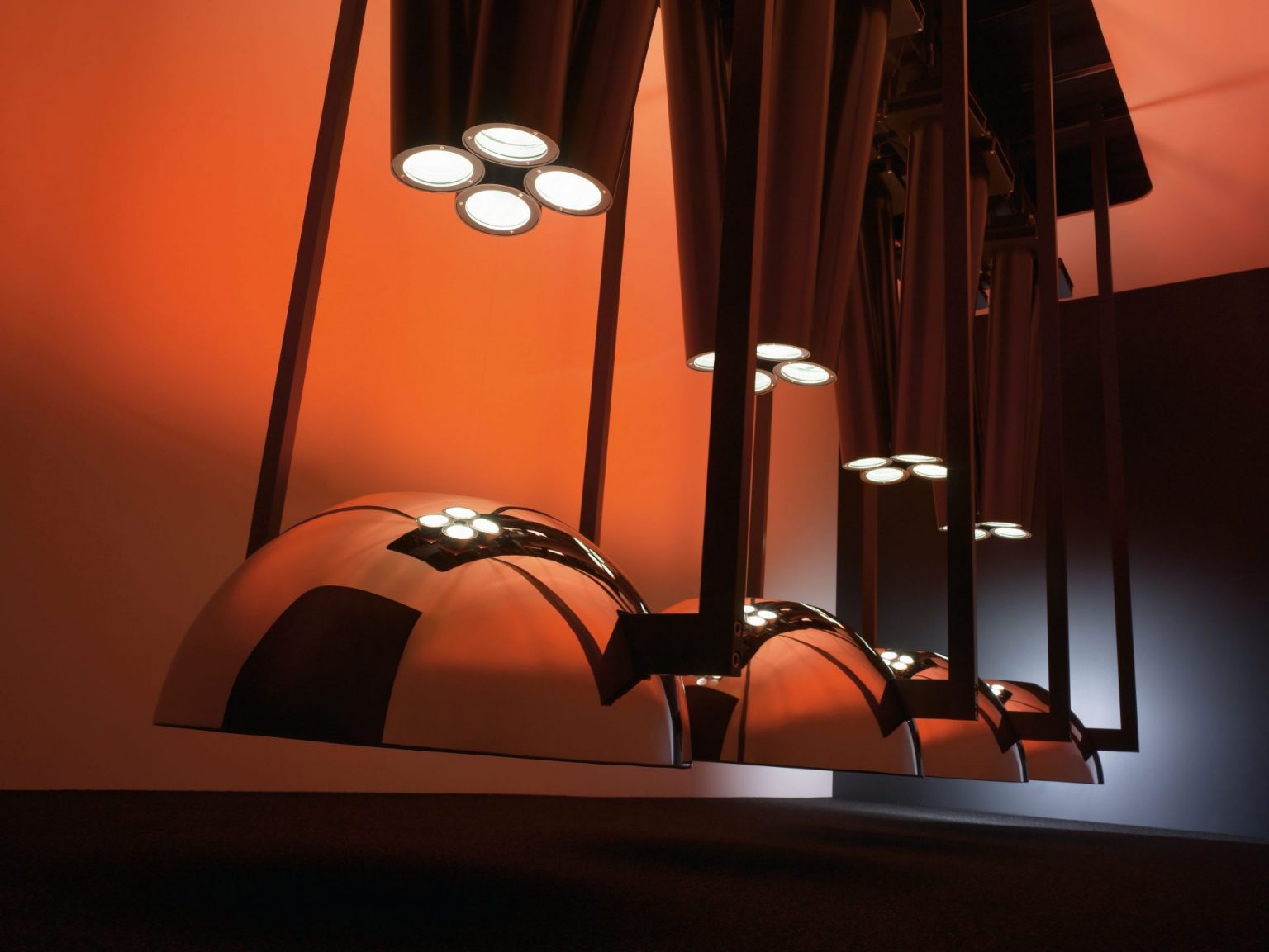 "Four Spheres" Light and Sound Installation - Licht Kunst Licht AG