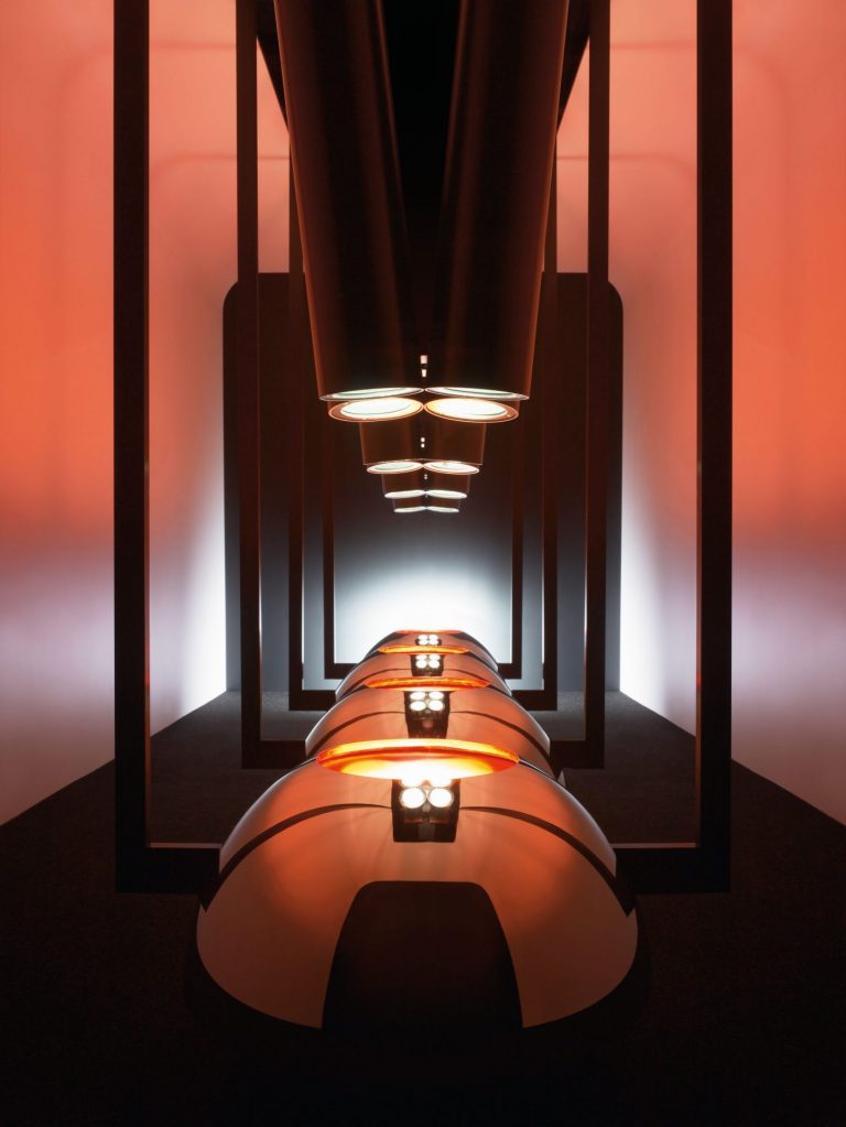 "Four Spheres" Light and Sound Installation - Licht Kunst Licht AG