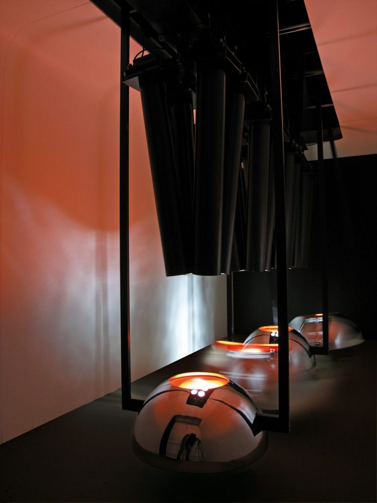 "Four Spheres" Light and Sound Installation - Licht Kunst Licht AG
