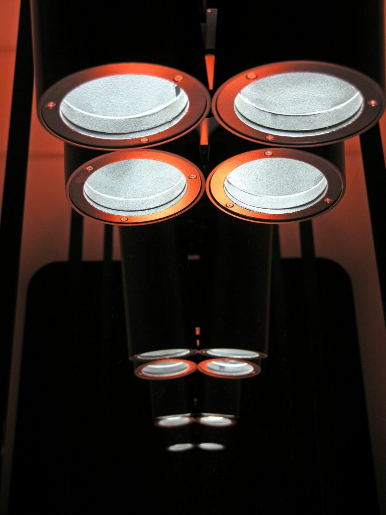 "Four Spheres" Light and Sound Installation - Licht Kunst Licht AG