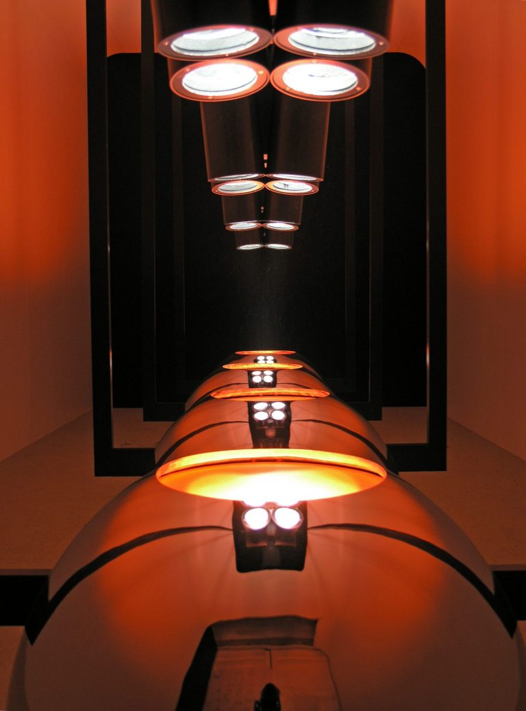 "Four Spheres" Light and Sound Installation - Licht Kunst Licht AG